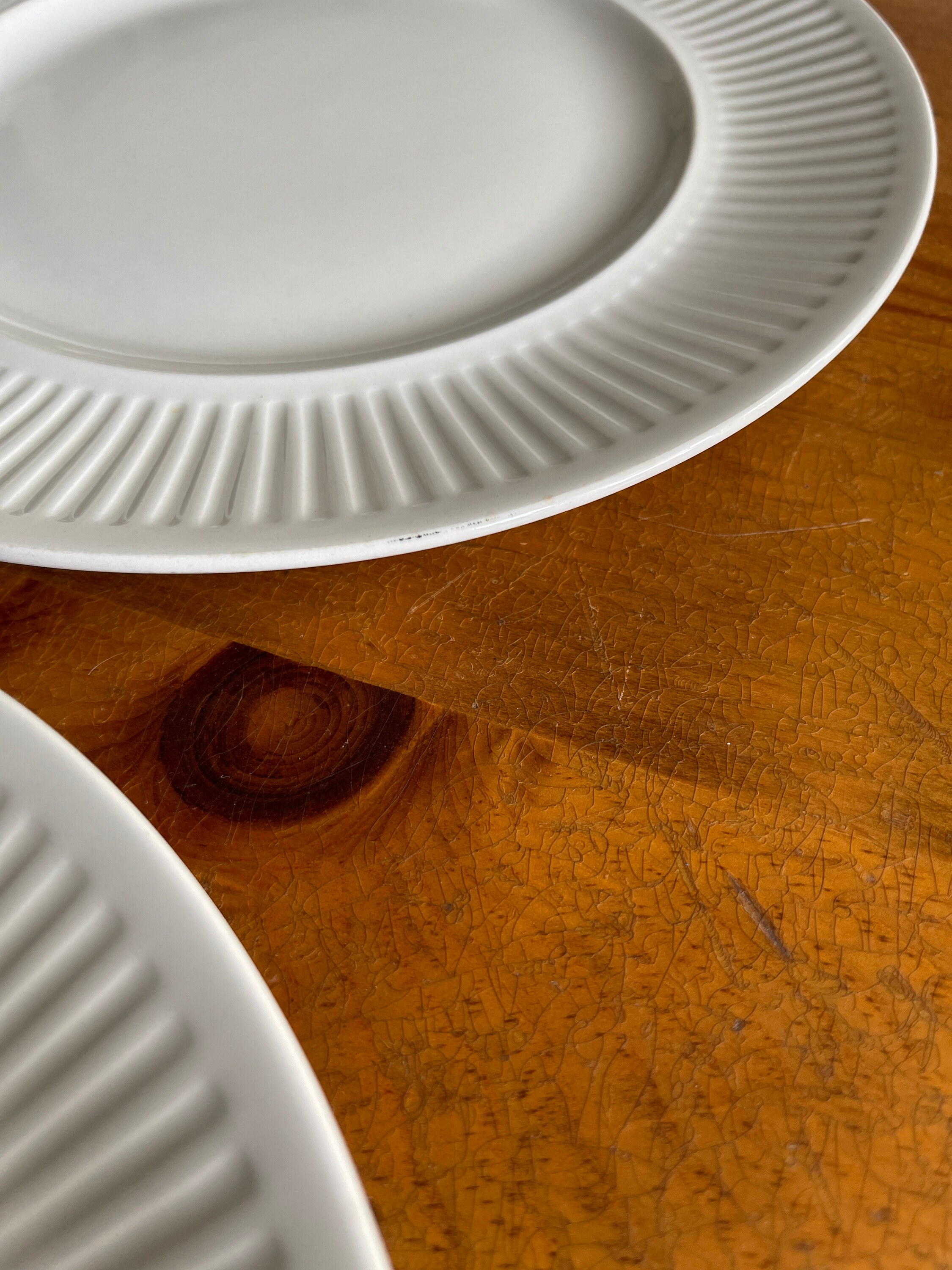 Vintage Johnson Brothers Athena Pattern White Ironstone Ribbed - Etsy