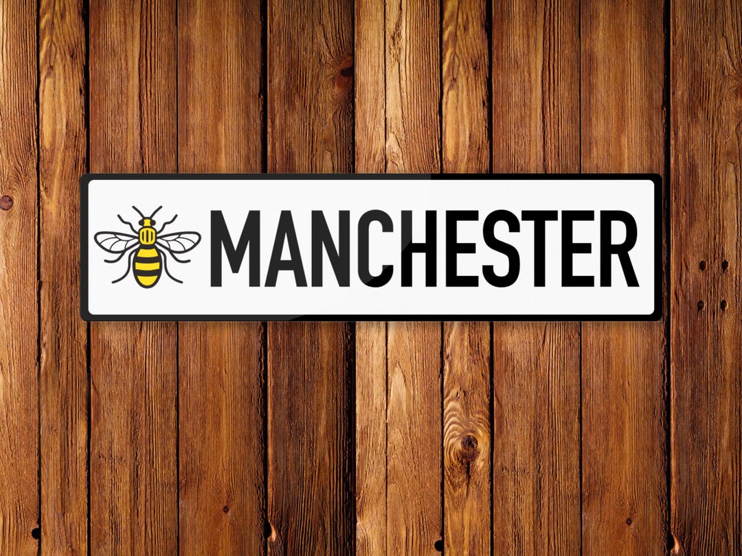 Manchester Street Sign, Traffic Sign, Memorabilia, Souvenir - Etsy