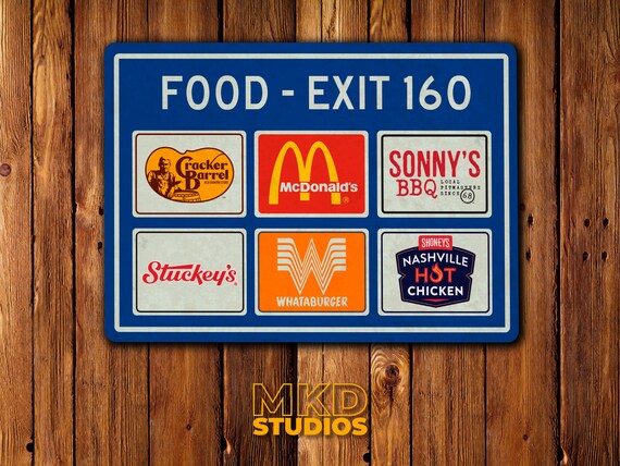 Freeway Signs Food