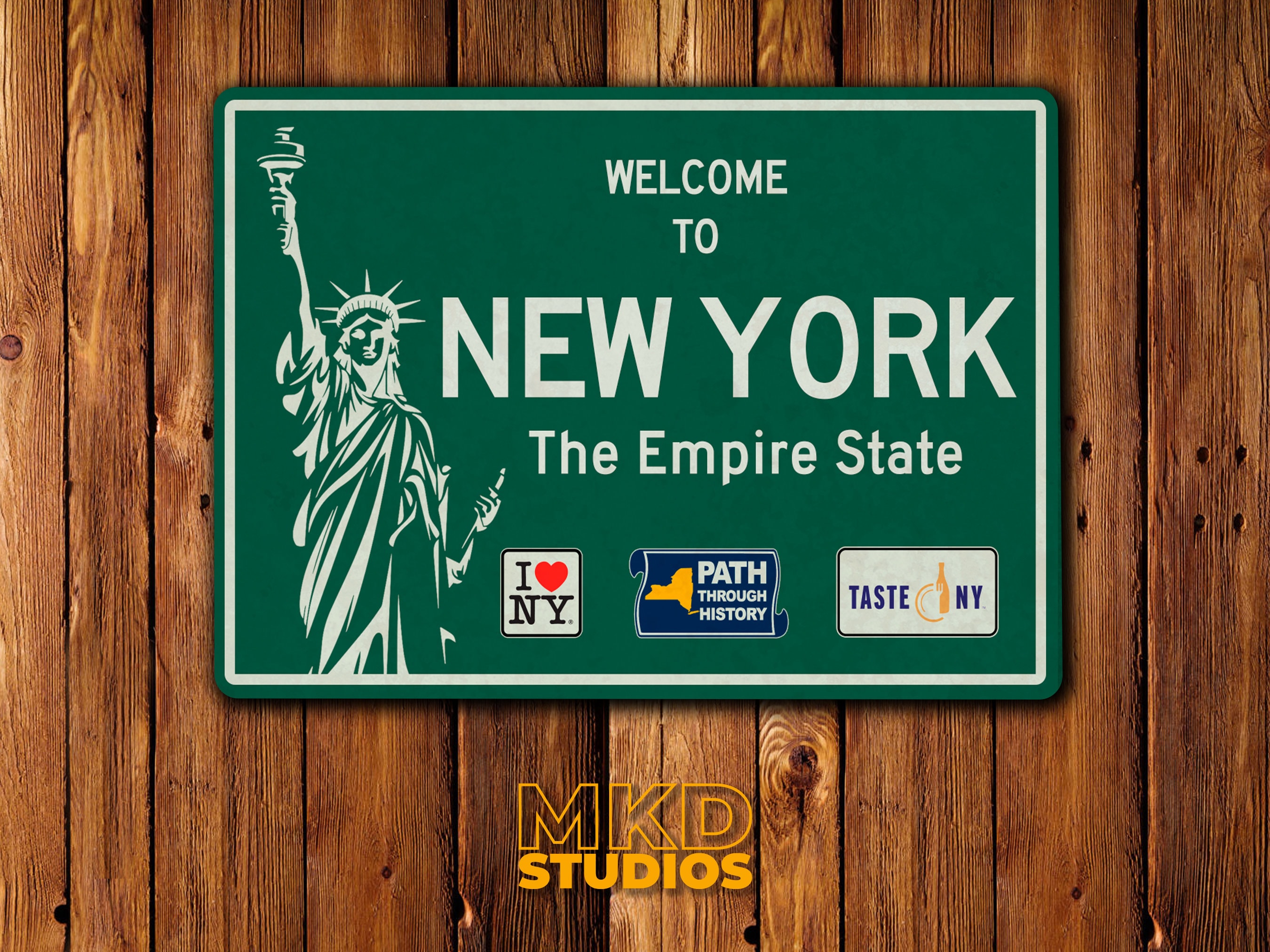 Welcome to New York - US Sign, Street Sign, Traffic Sign, Memorabilia ...