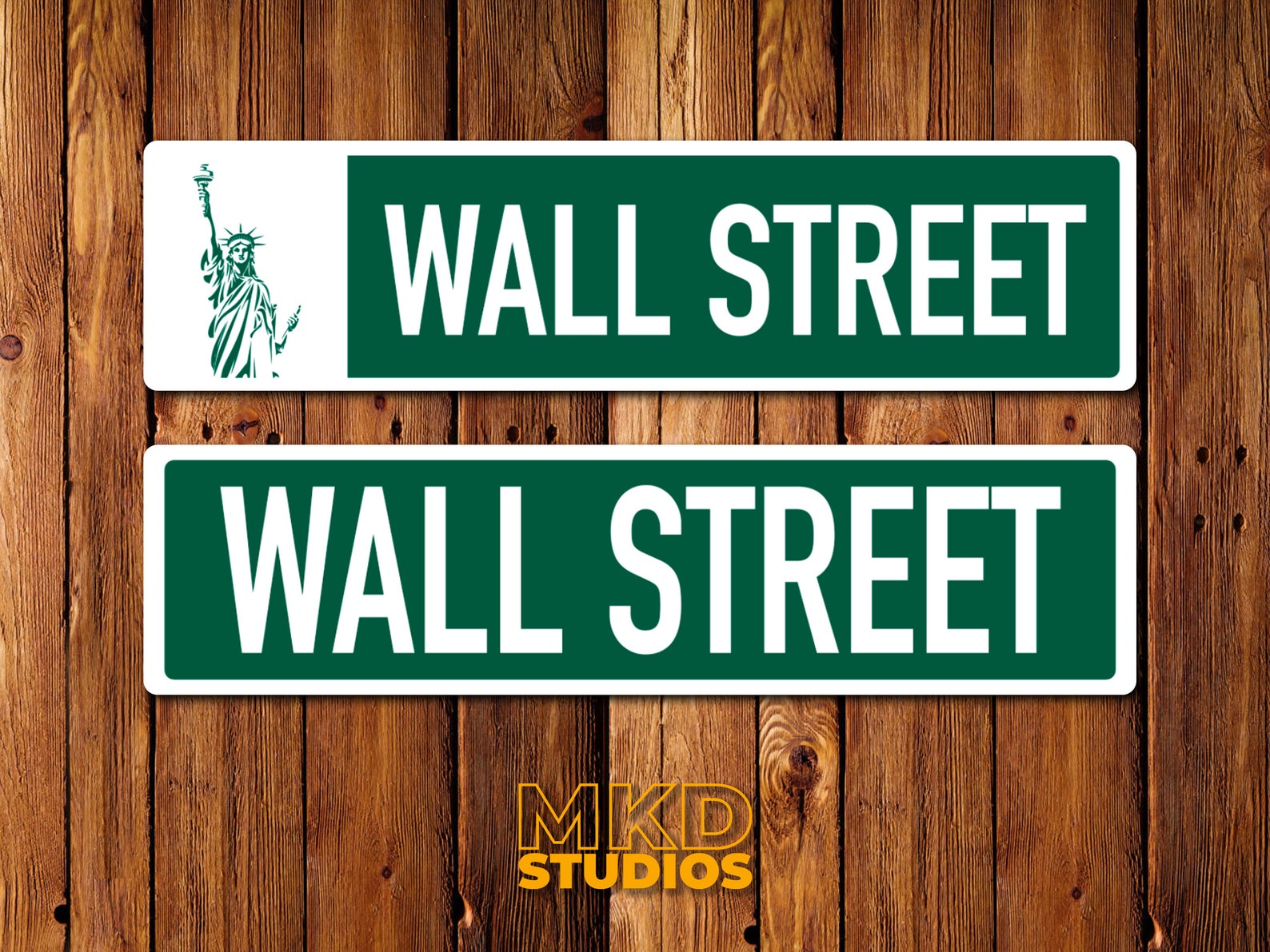 Wall Street Sign - New York Street Sign, Traffic Sign, Memorabilia ...