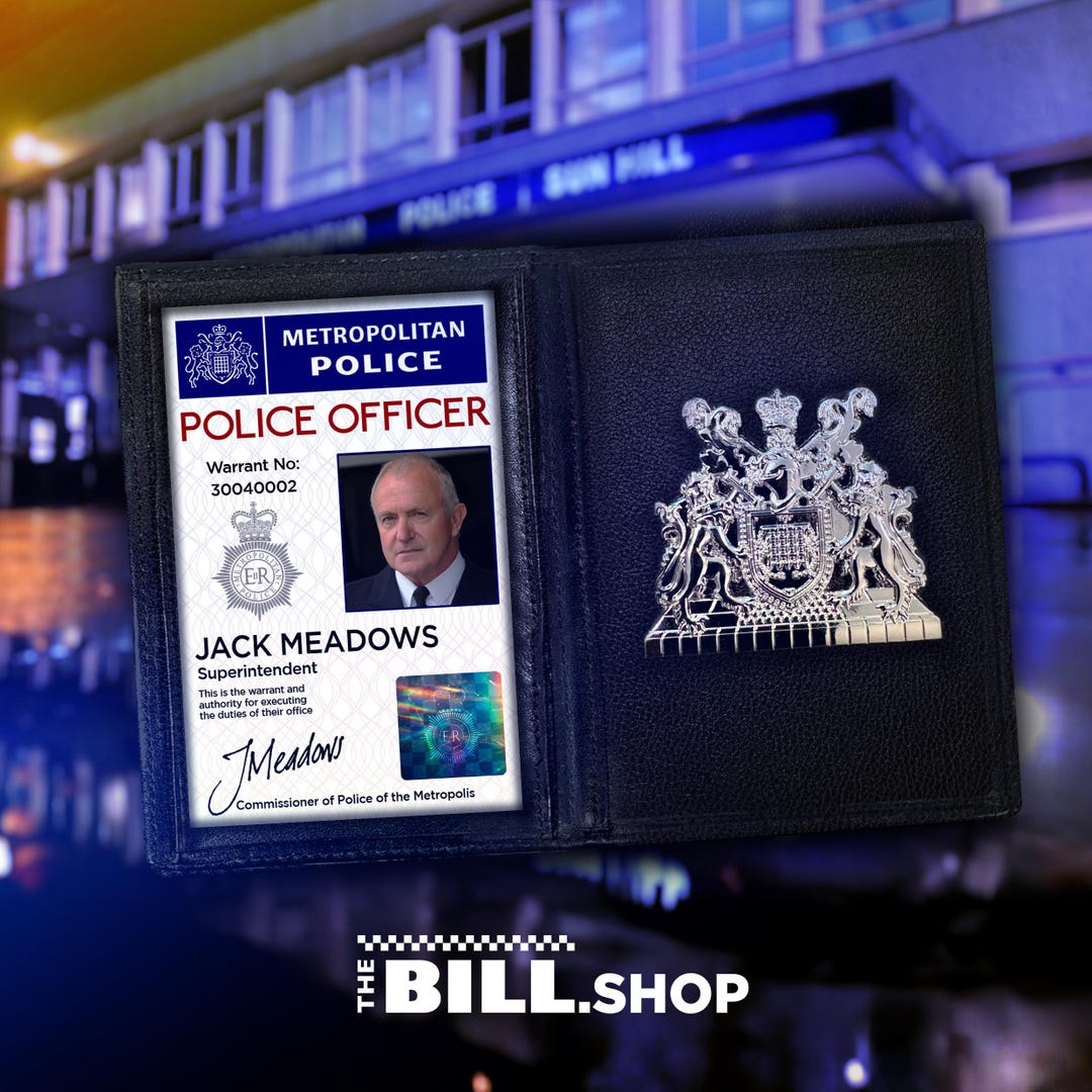 Jack Meadows - Metropolitan Police Warrant Card Prop – the Bill ITV ...