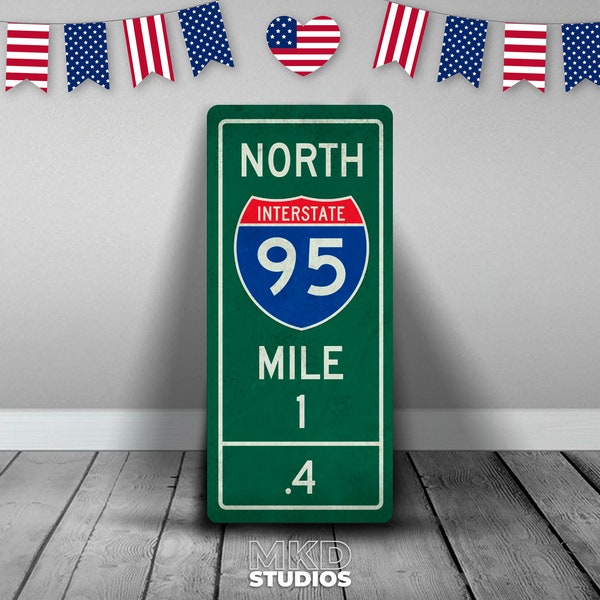 Mile Marker Signs - Etsy