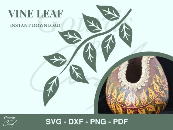 Vine Leaf Instant Download Svg Dxf Png Pdf Nature Cricut - Etsy