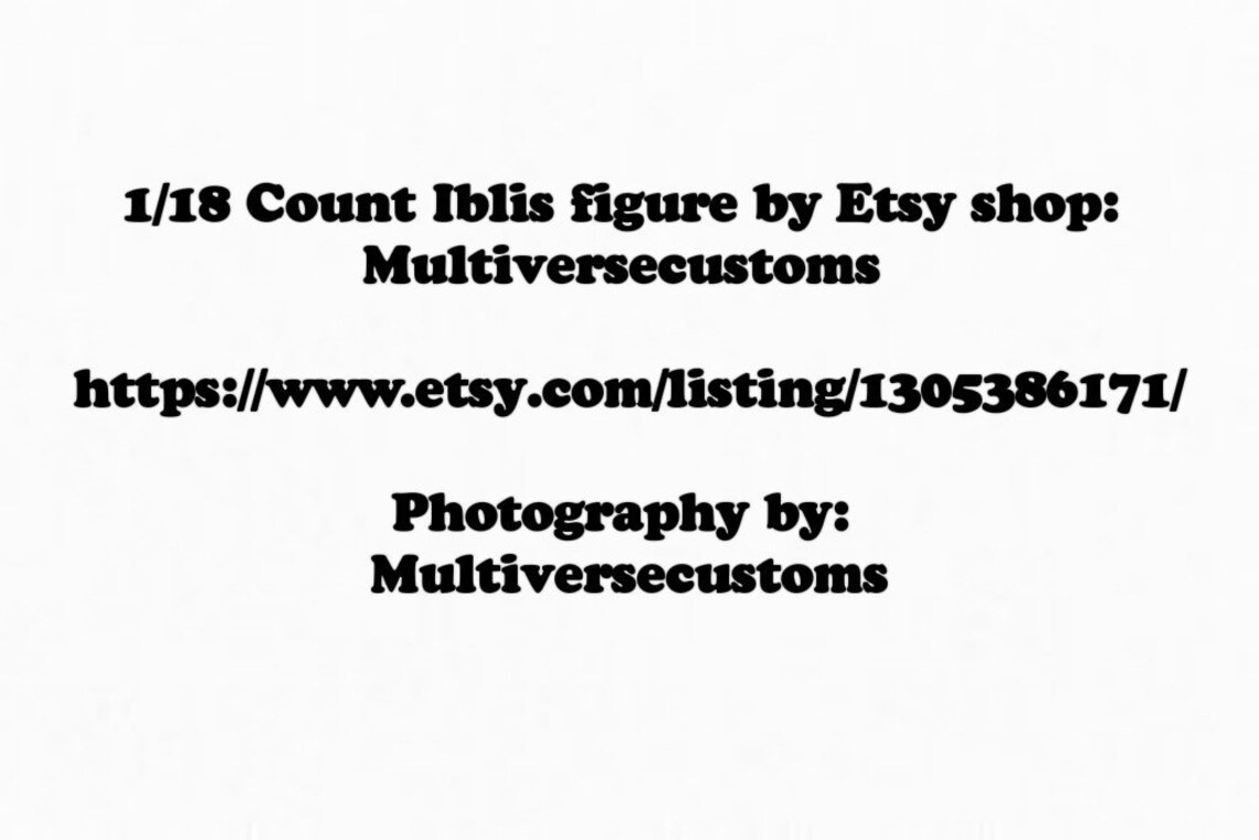 1/18 Count Iblis Robe With Collar for 3.75 Battlestar - Etsy