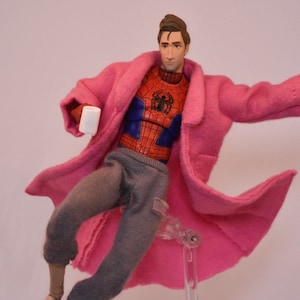1/12 Wired Peter B Pink Robe / Marvel Legends or Mafex Accessory ...