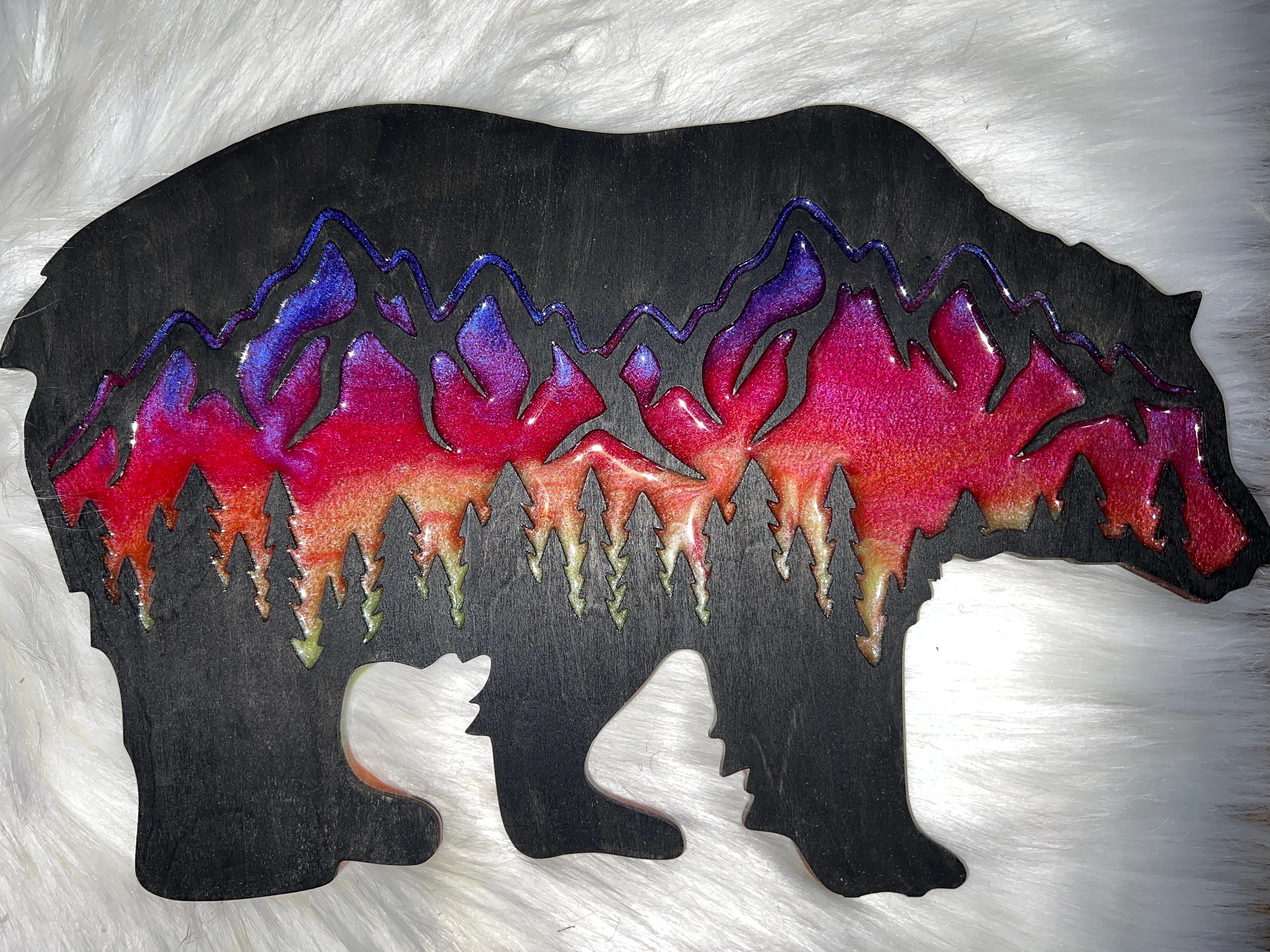 Layered Mountain Bear - Etsy