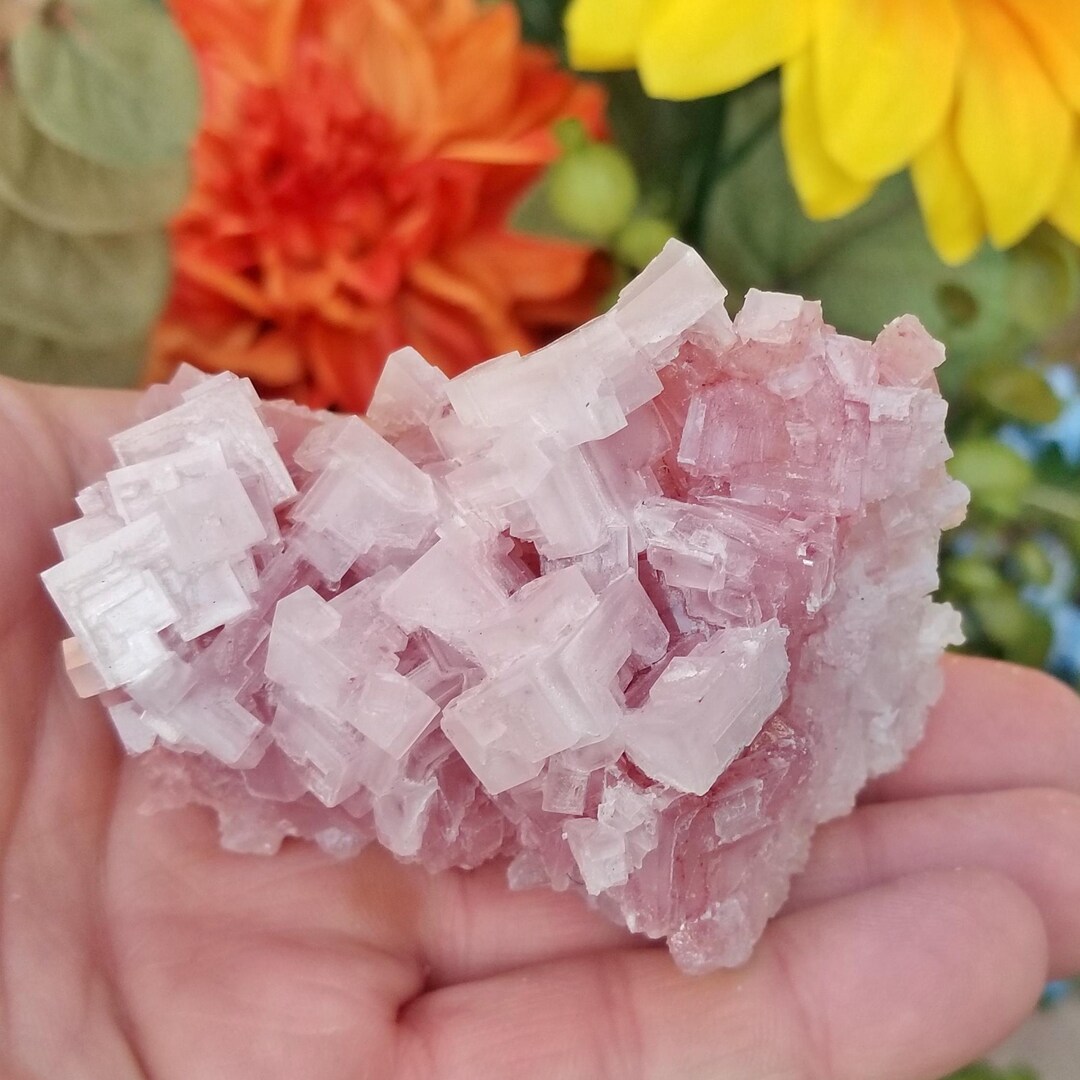 Pink California Halite Crystal - Etsy