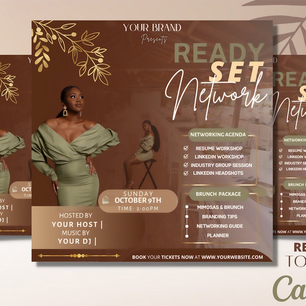 Business Mixer Flyer - Etsy