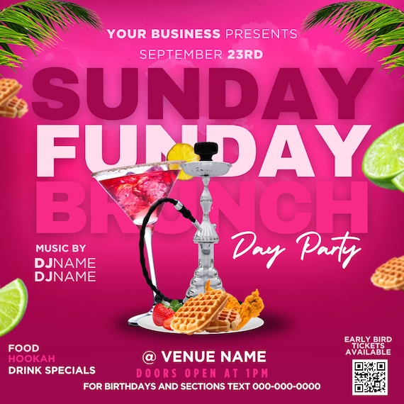 Sunday Bar Flyers