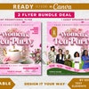 Editable Flyer Template, Rise and Radiate, Womens Conference, Women's ...