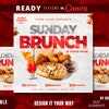Editable Flyer Template, Soul Food Sunday, Soul Food Flyer, Food Flyer ...