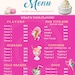 Editable Ice Cream Menu, Price List, Ice Cream Price List, Ice Cream ...