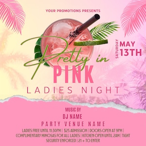 Editable Flyer Template, Day Party, Spring Event Flyer, Party Flyer ...