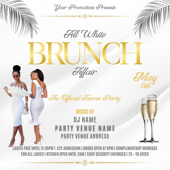 Taurus Birthday Flyer