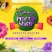 Editable Flyer Template, Pop up Shop, Spring Pop up Shop, Summer Pop up ...