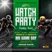 Editable Flyer Template, Game Night, Thursday Night, Sunday Football ...