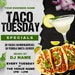 Editable Flyer Template, Taco Flyer, Food Flyer Template, Taco Food ...