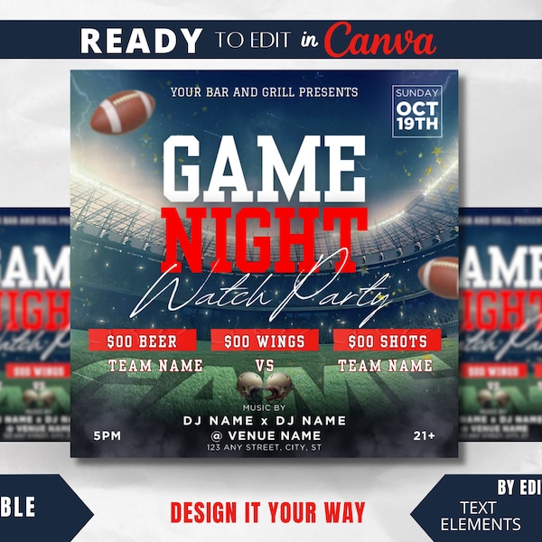 Nfl Friday Game - Etsy UK