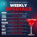 Editable Flyer Template, Weekly Specials, Restaurant Marketing, Bar and ...
