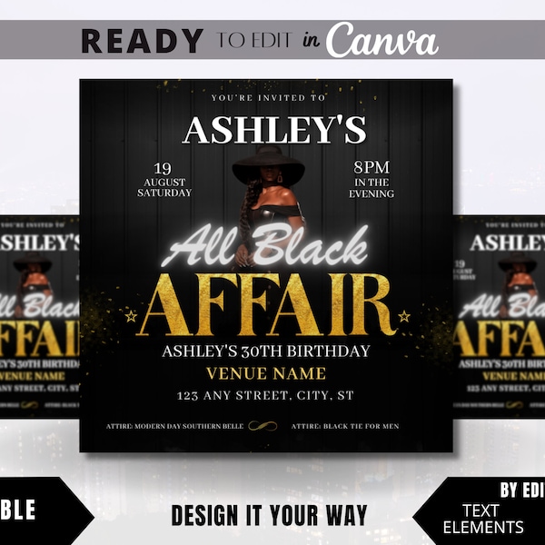 Magazine Invitation - Etsy