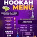 Editable Flyer Template, Bar and Grill Events, Club Flyers, Hookah ...