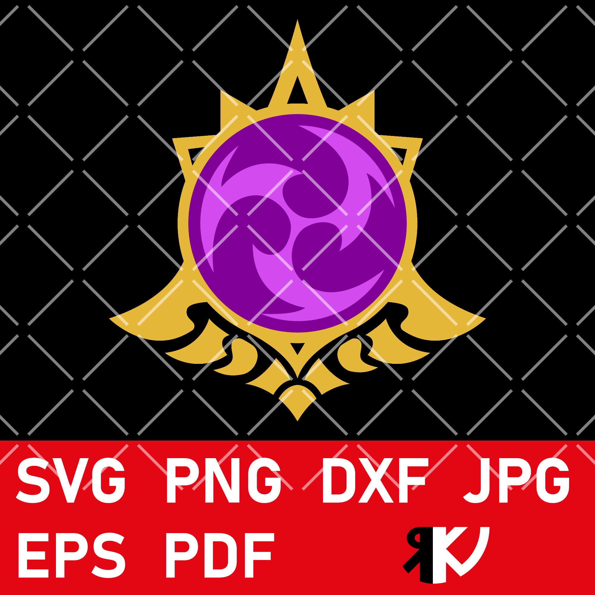 Vector Bundle Anime Videogame Genshin Impact Mondstadt's Vision ...