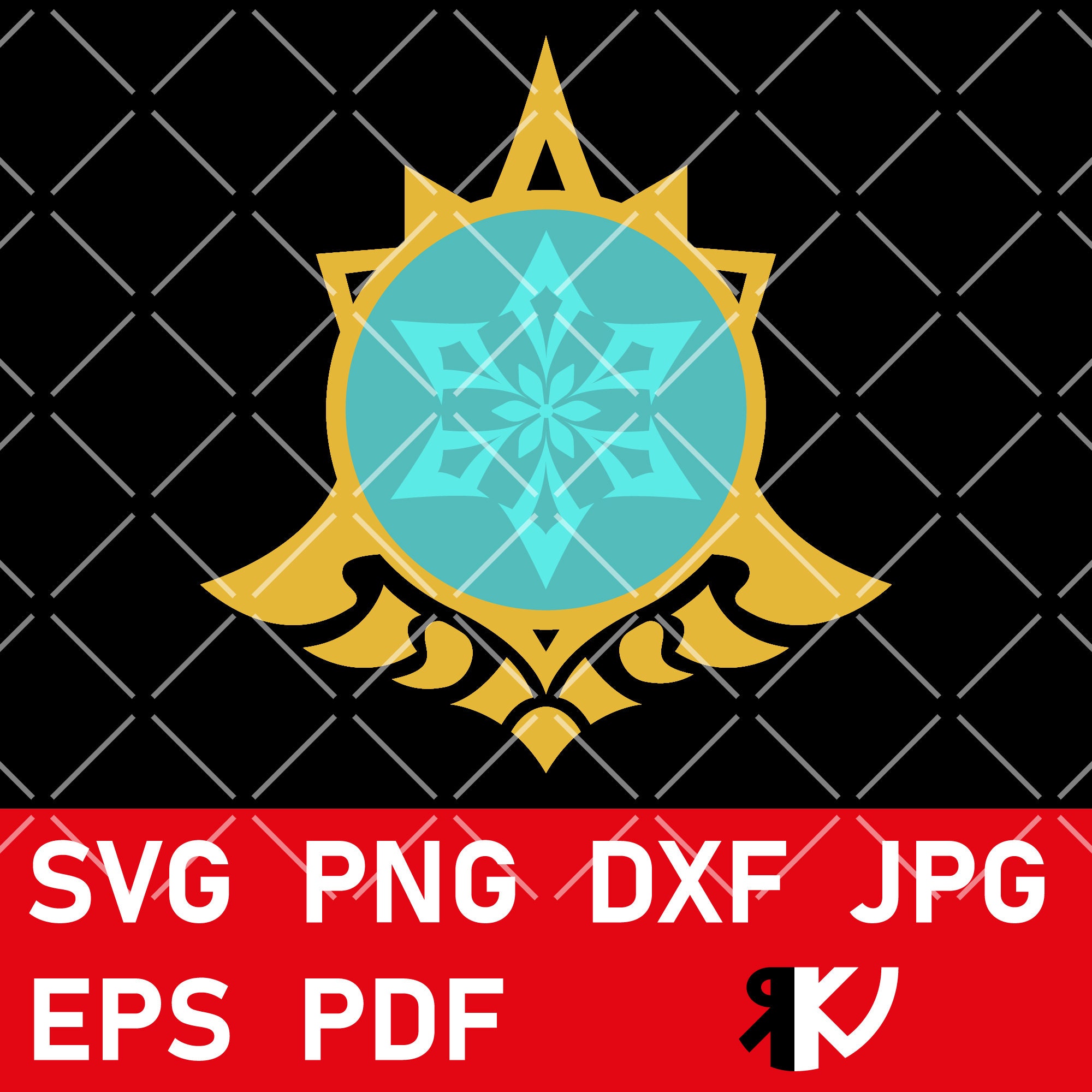 Vector Bundle Anime Videogame Genshin Impact Mondstadt's Vision ...