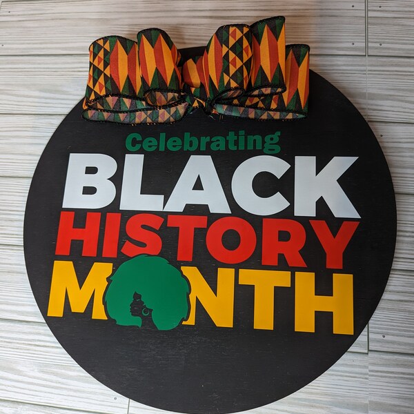 Black History Door Sign - Etsy