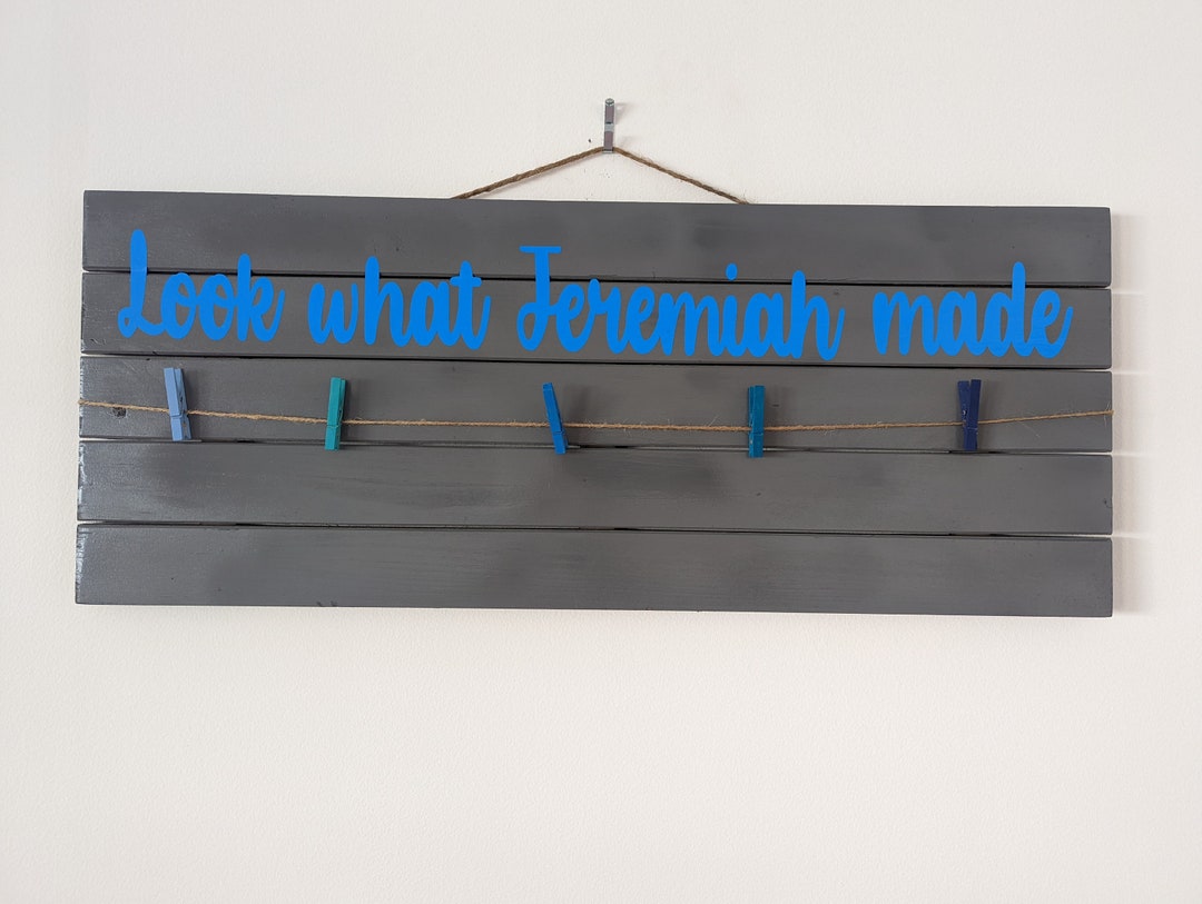 Wooden Artwork Display Board - Etsy