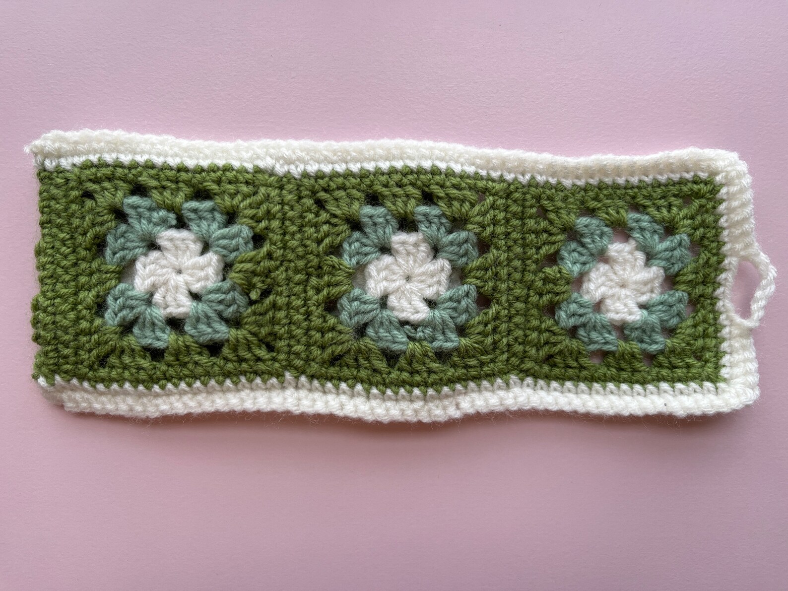 Sage Green Granny Square Glasses Case - Etsy