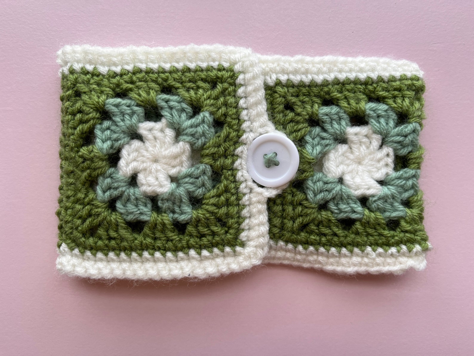 Sage Green Granny Square Glasses Case - Etsy