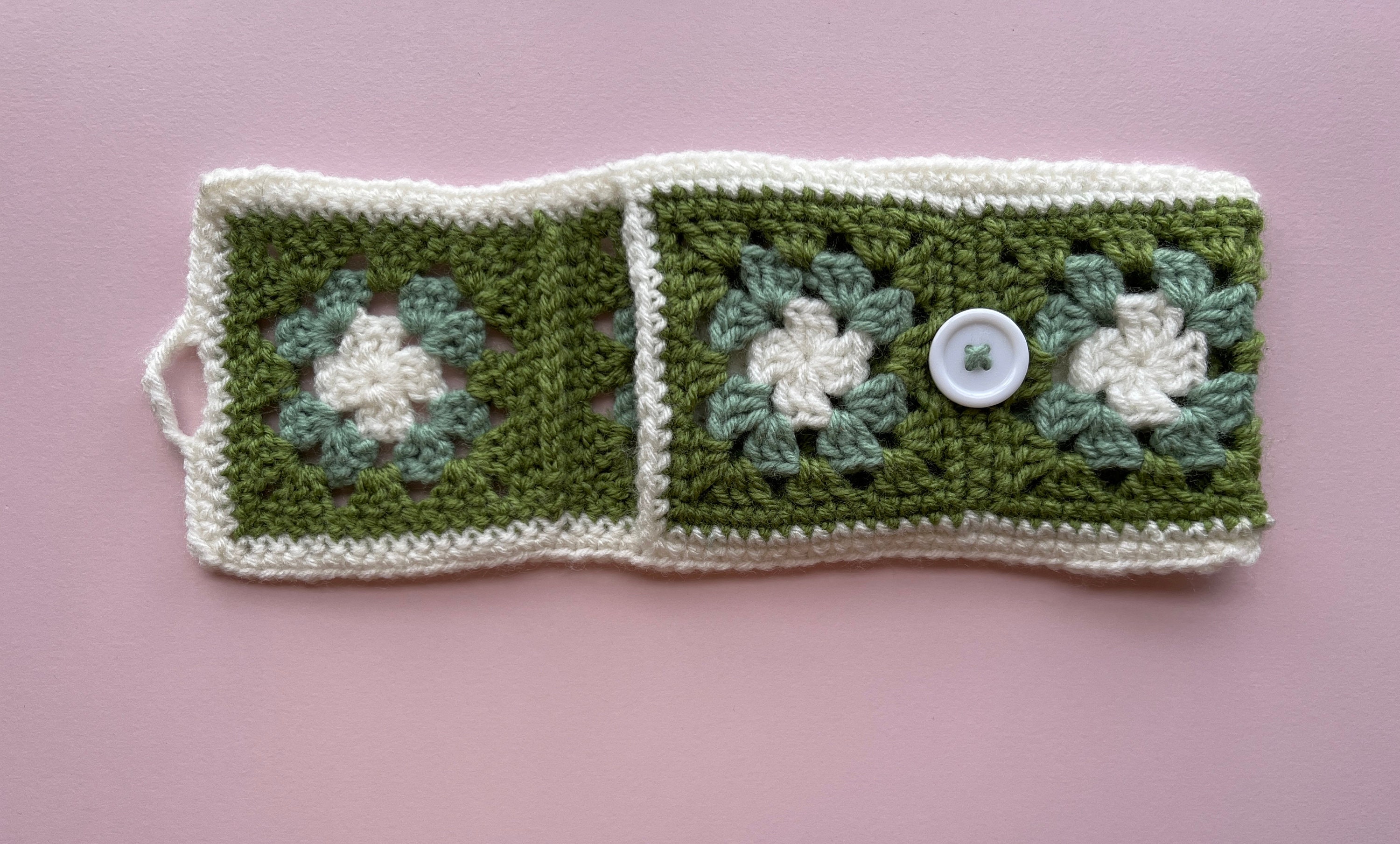 Sage Green Granny Square Glasses Case - Etsy