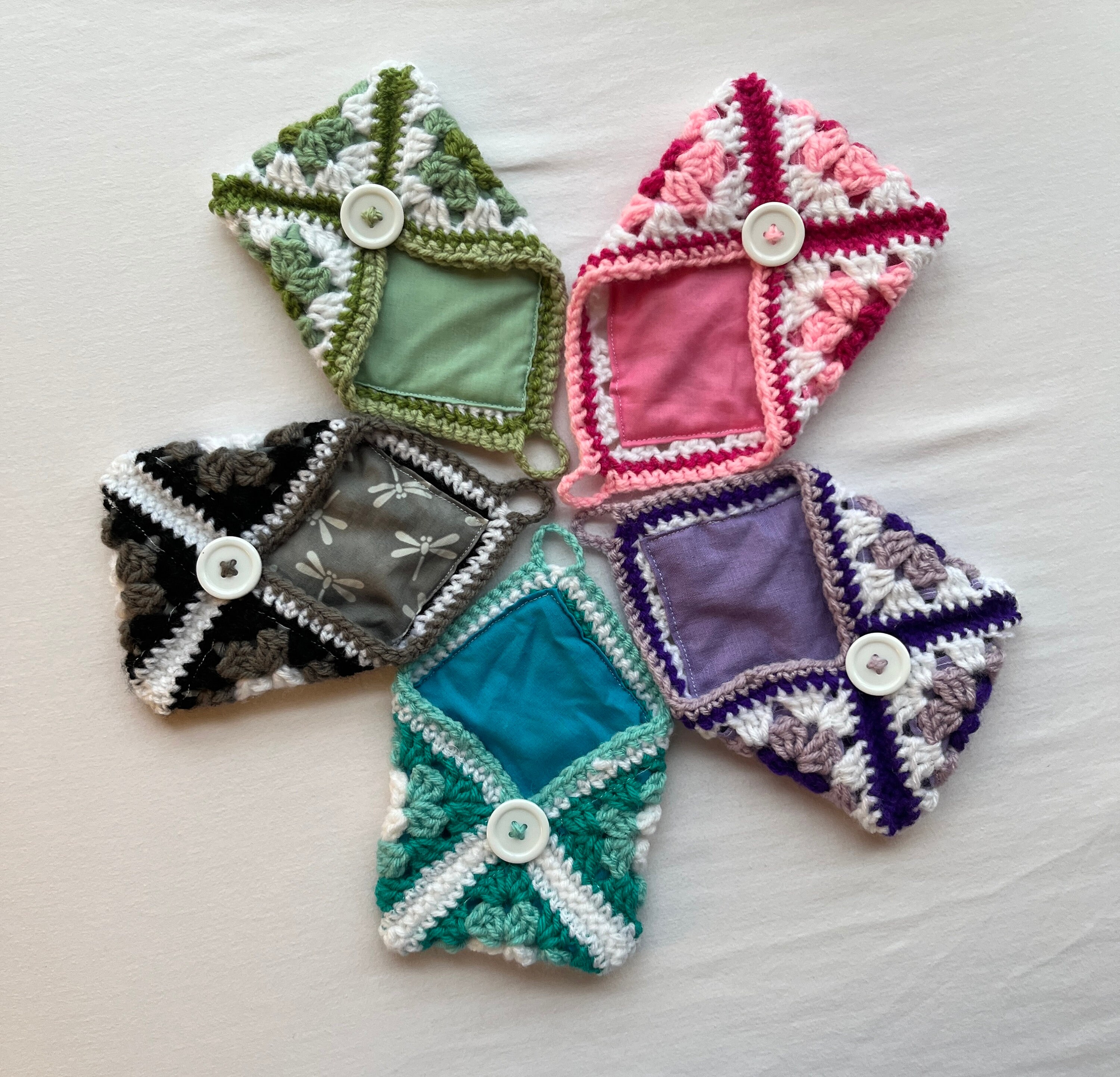 Granny Square Pouches - Etsy