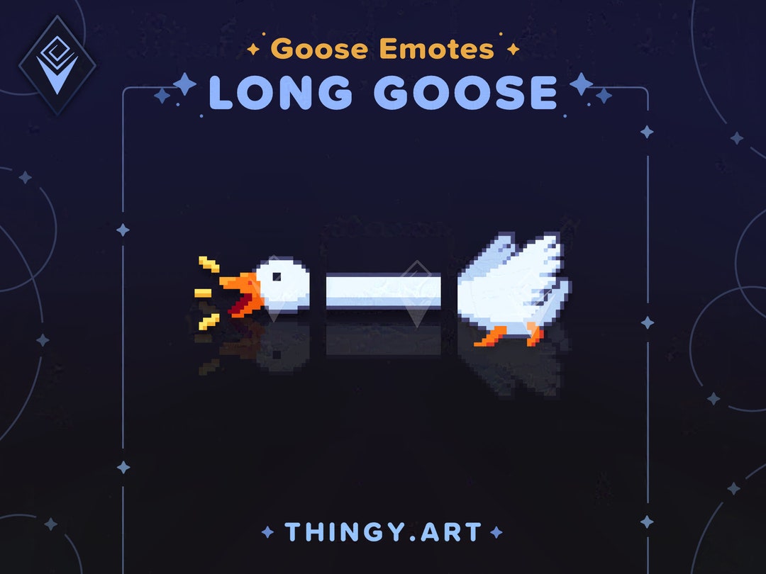 Long Goose Emotes for Twitch / Youtube / Discord || Custom Twitch ...