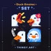 Duck Emote Set for Twitch / Youtube / Discord || Custom Twitch Emotes ...