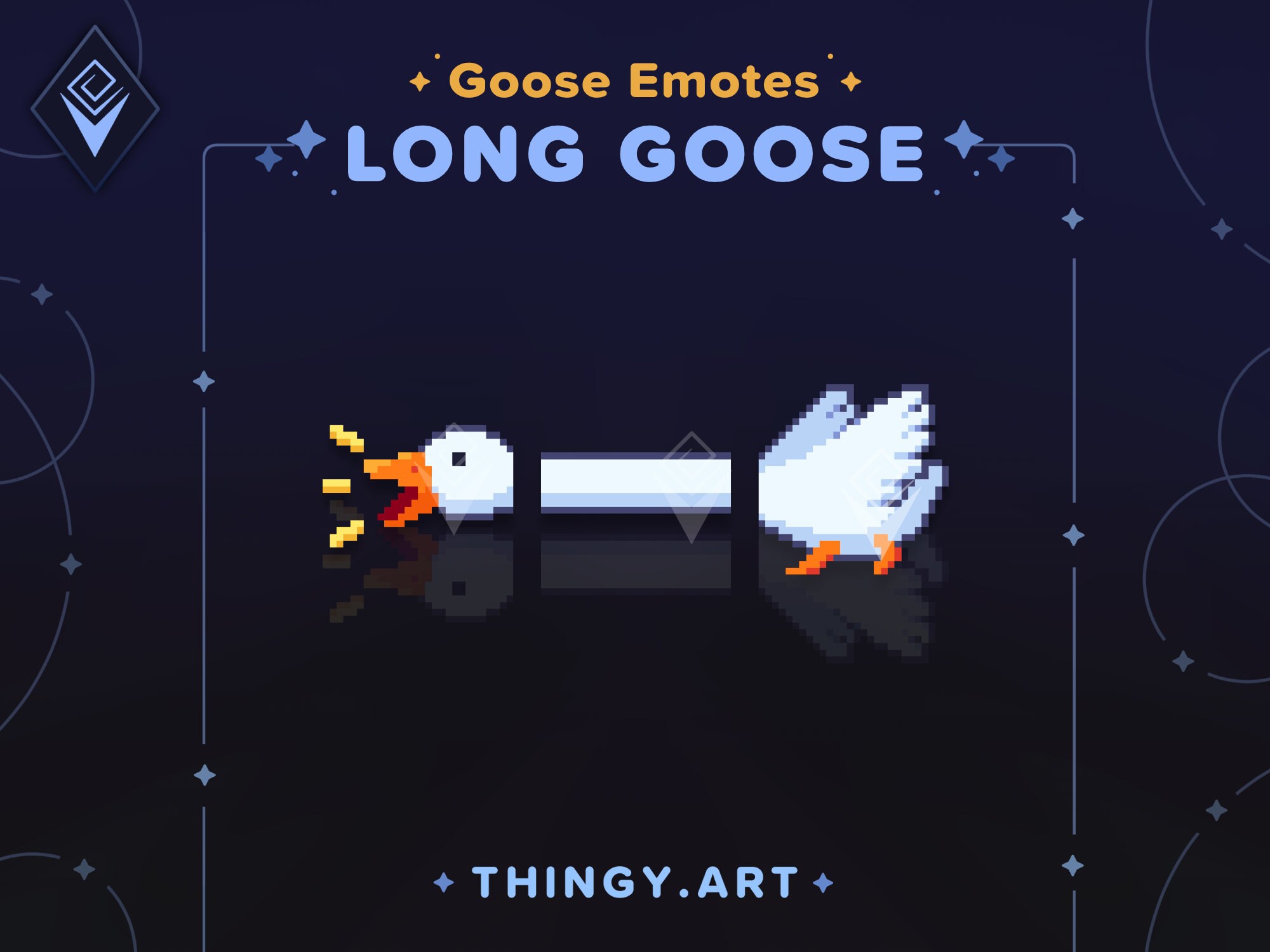 Long Goose Emotes for Twitch / Youtube / Discord Custom Twitch Emotes ...