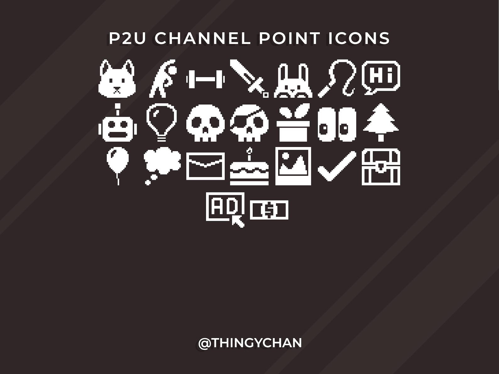 65 Twitch Channel Point Icons - Etsy