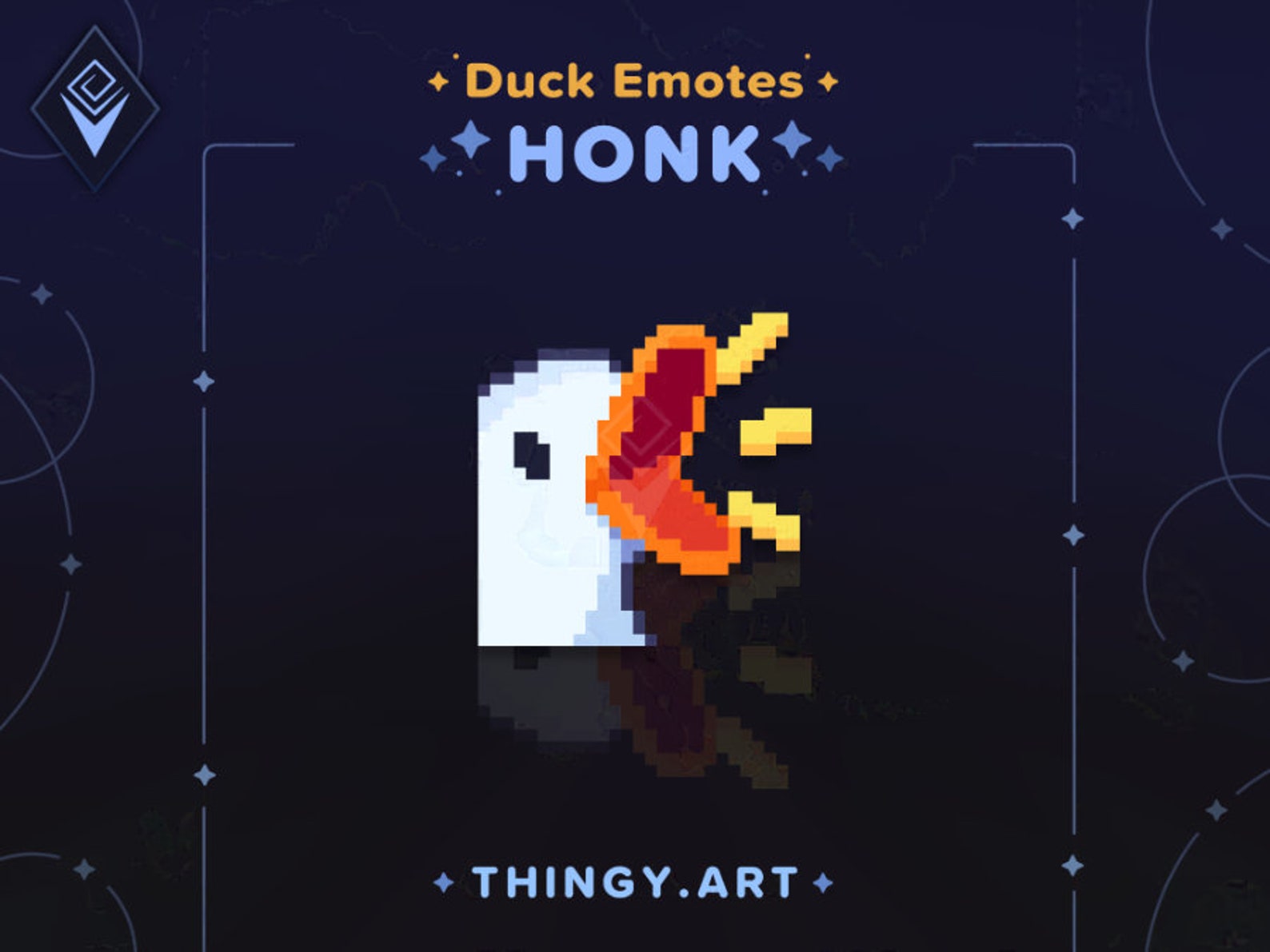Duck Honk Emote for Twitch / Youtube / Discord || Custom Twitch Emotes ...