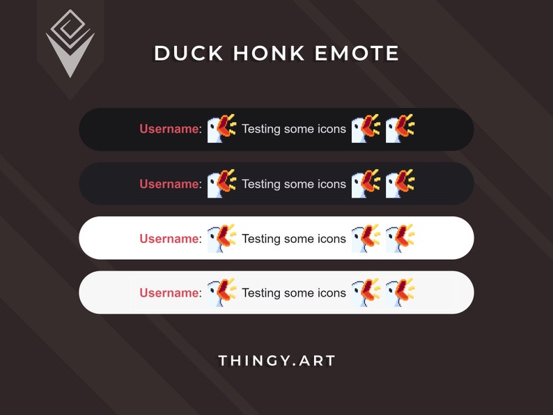 Duck Honk Emote for Twitch / Youtube / Discord Custom - Etsy
