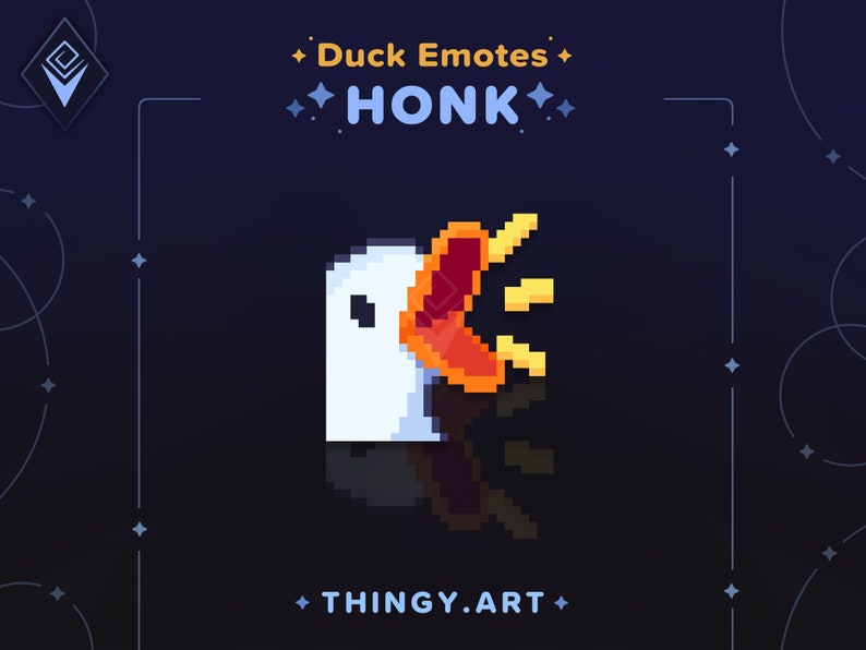 Duck Honk Emote for Twitch / Youtube / Discord Custom Twitch Emotes ...