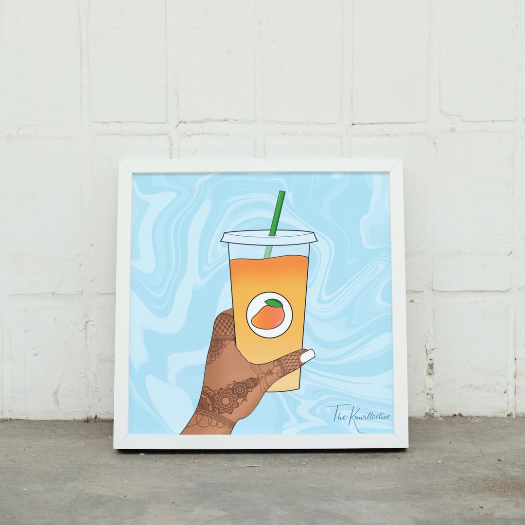 When Life Gives You Lassi Print Desi Art Print Indian Wall Decor Lassi ...