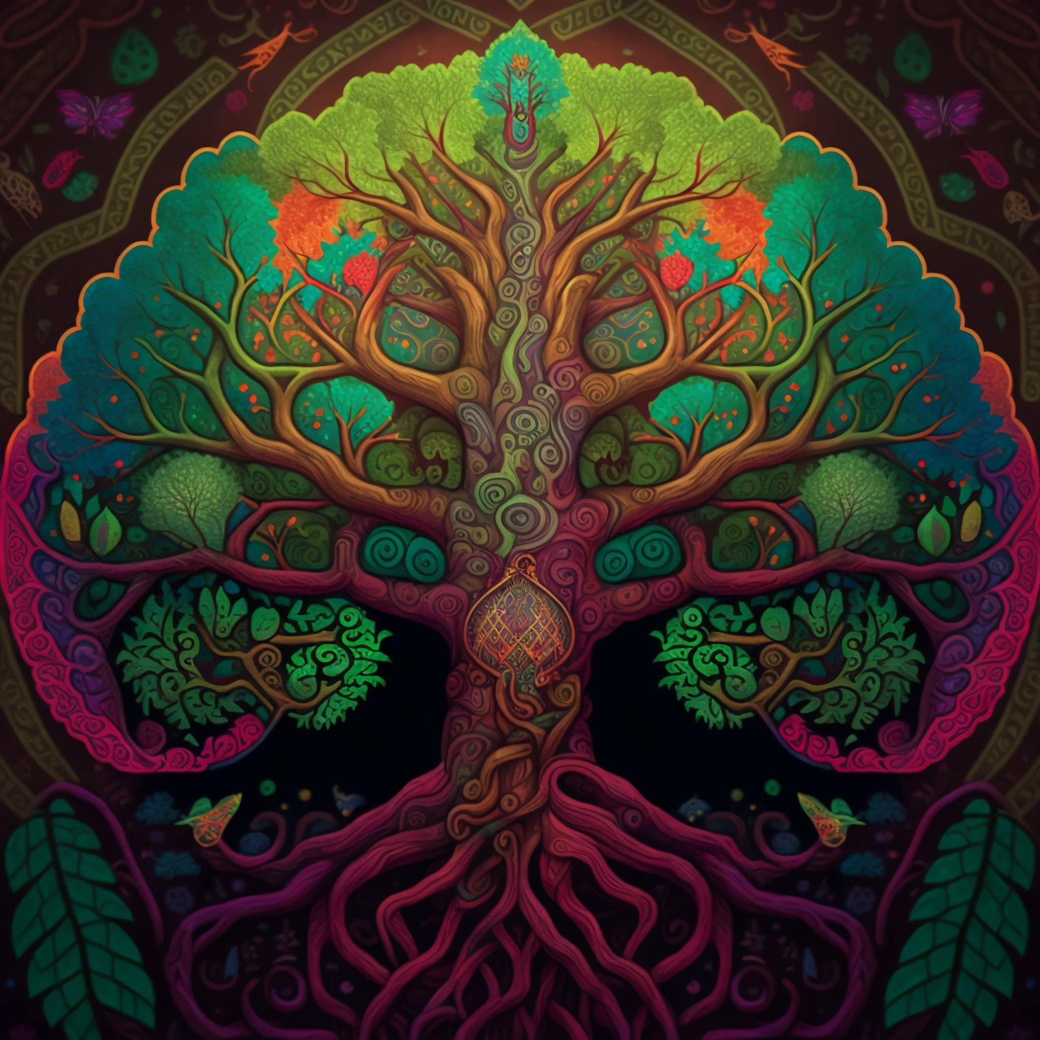 Tree of Life, Digital Downloadable, Tree of Life Prints, Tree of Life ...