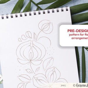 Coloring Page With Petrykivka Painting | Pre-designed Pattern ...