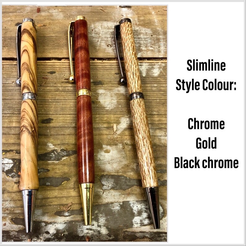 Hand Crafted Wooden Ballpoint Pen Made From Re-claimed Timber. Made in ...