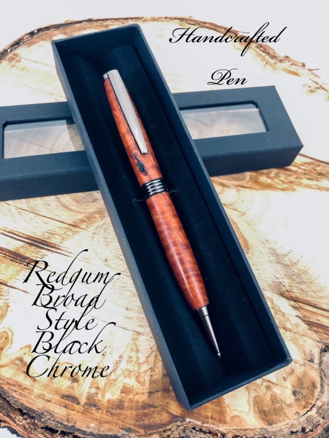 Hand Crafted Wooden Ballpoint Pen Made From Re-claimed Timber. Made in ...