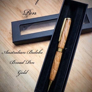 Australian Made Ballpoint Pen Handcrafted From Native Buloke Timber ...