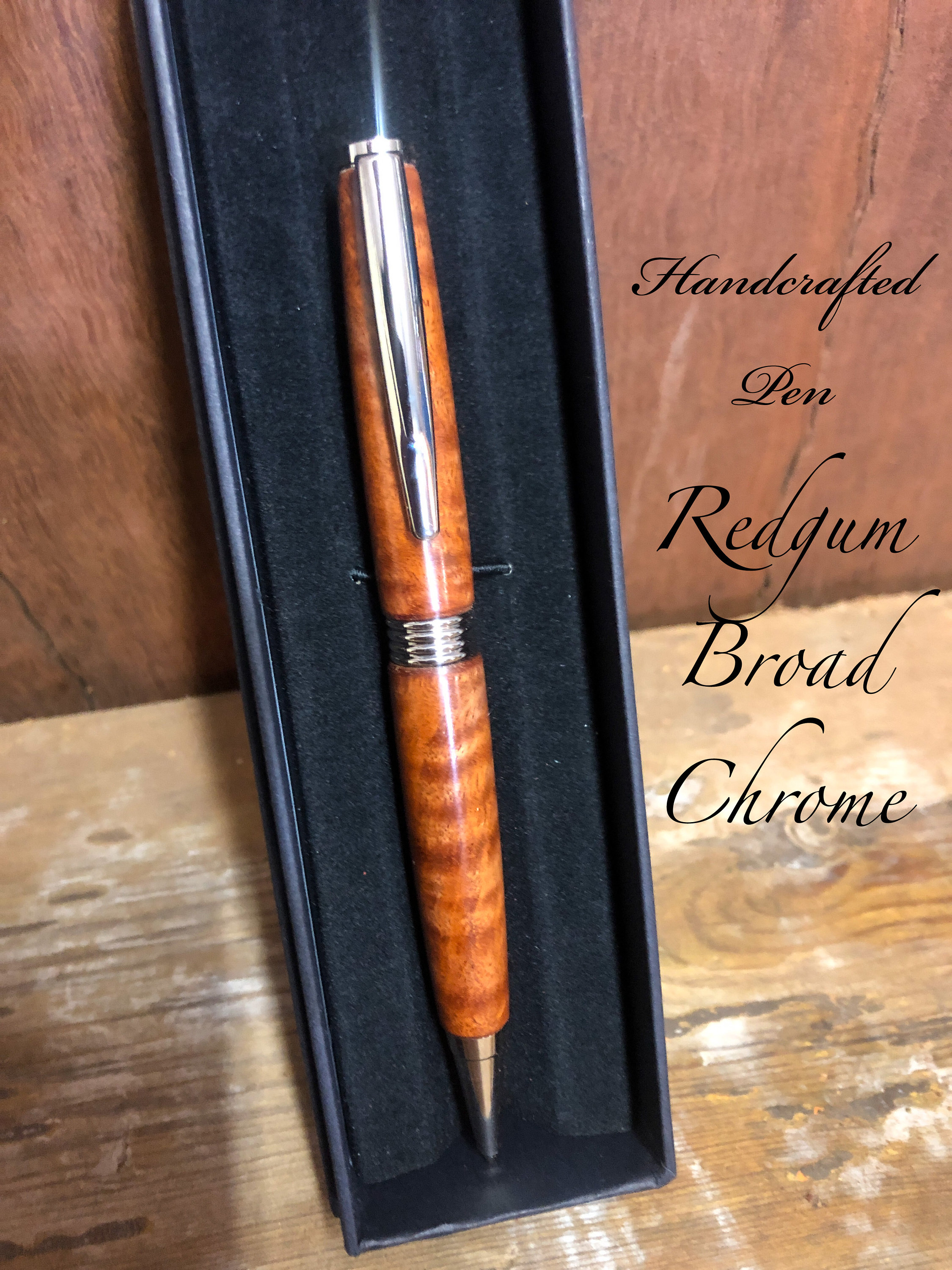 Hand Crafted Wooden Ballpoint Pen Made From Re-claimed Timber. Made in ...
