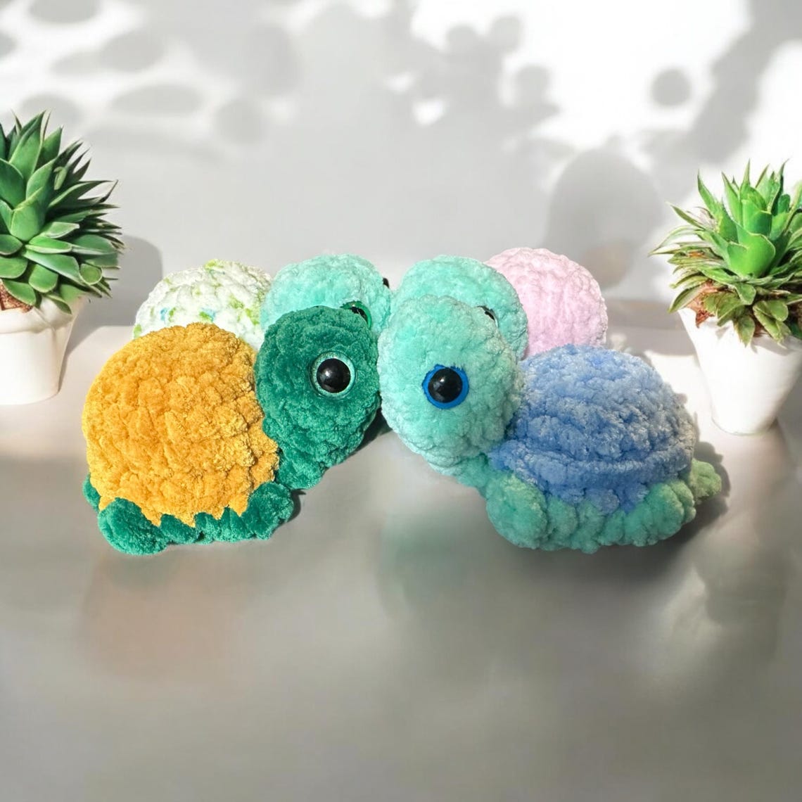 Crochet Tiny Turtles, Crochet Turtles, Pocket Plushie, Crochete Turtles ...