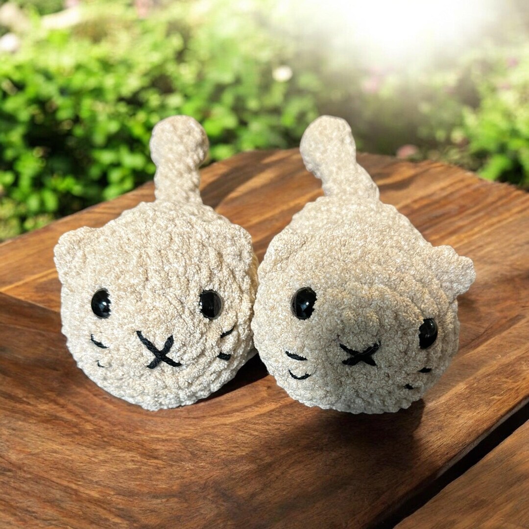 Custom Stuffed Animal Cat, Crochet Loaf Cat, Crochet Amigurumi Cat ...